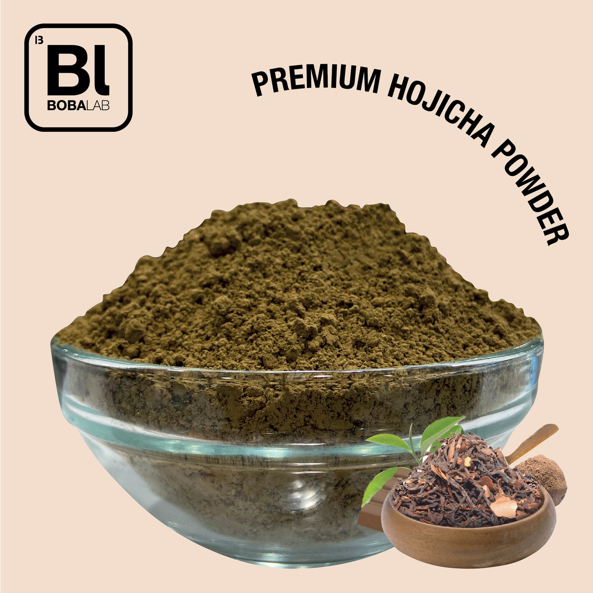 Premium Hojicha Powder 1kg/bag – Boba Lab