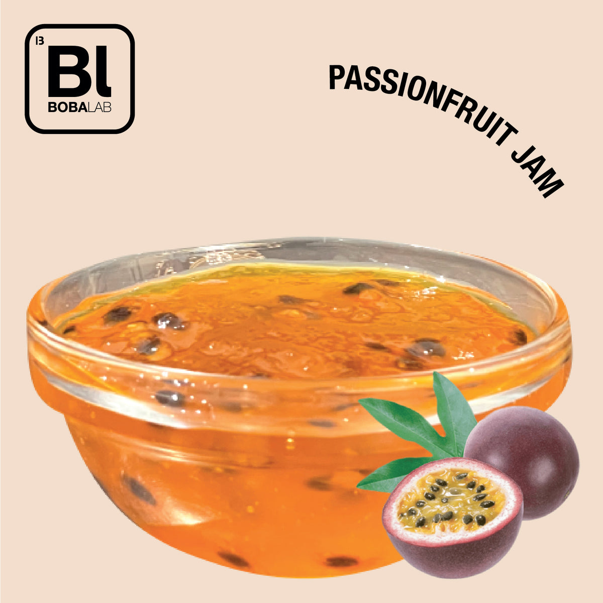 Passion Fruit Jam 4kg/tub – Boba Lab