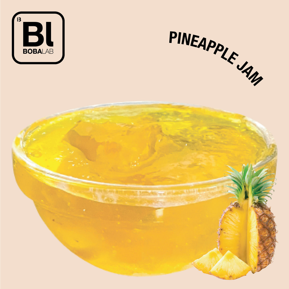Pineapple Jam 4kg/tub – Boba Lab