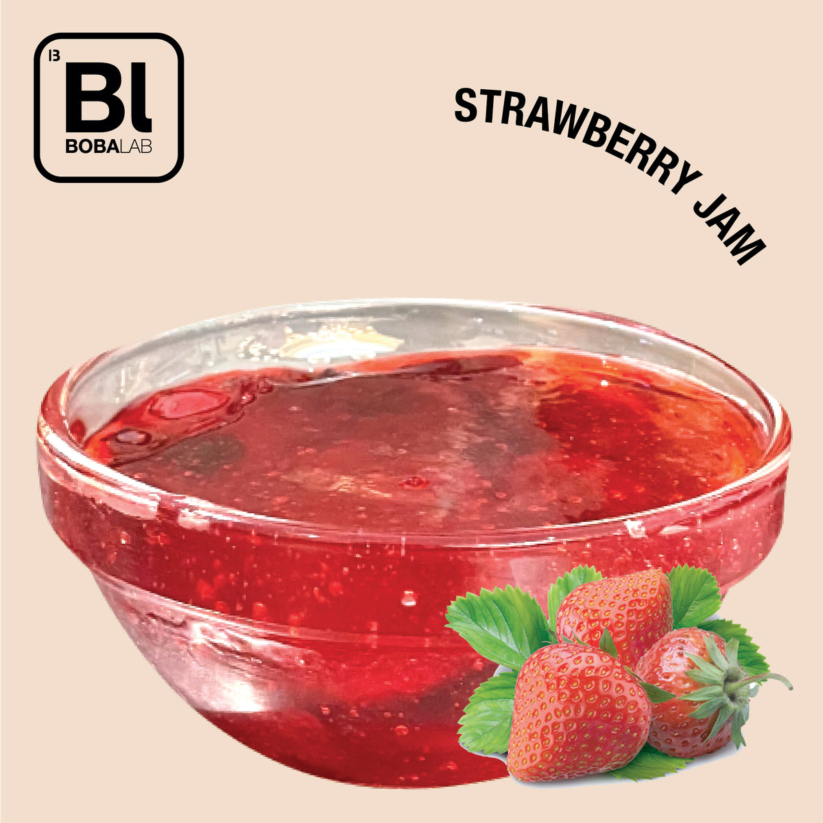 Strawberry Jam 4kg/tub – Boba Lab