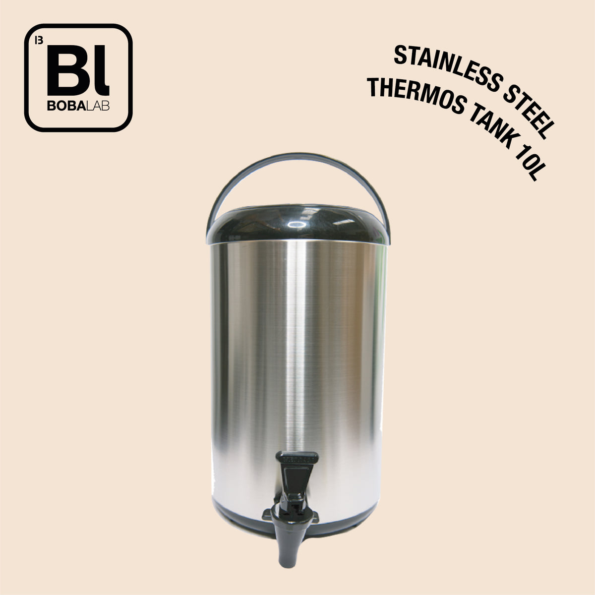 Stainless Steel Thermos Tank 10L – Boba Lab