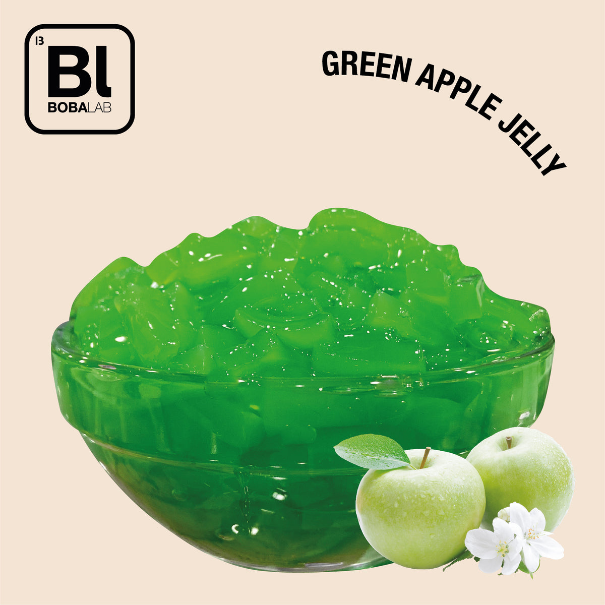 Green Apple Jelly 4kg/tub – Boba Lab