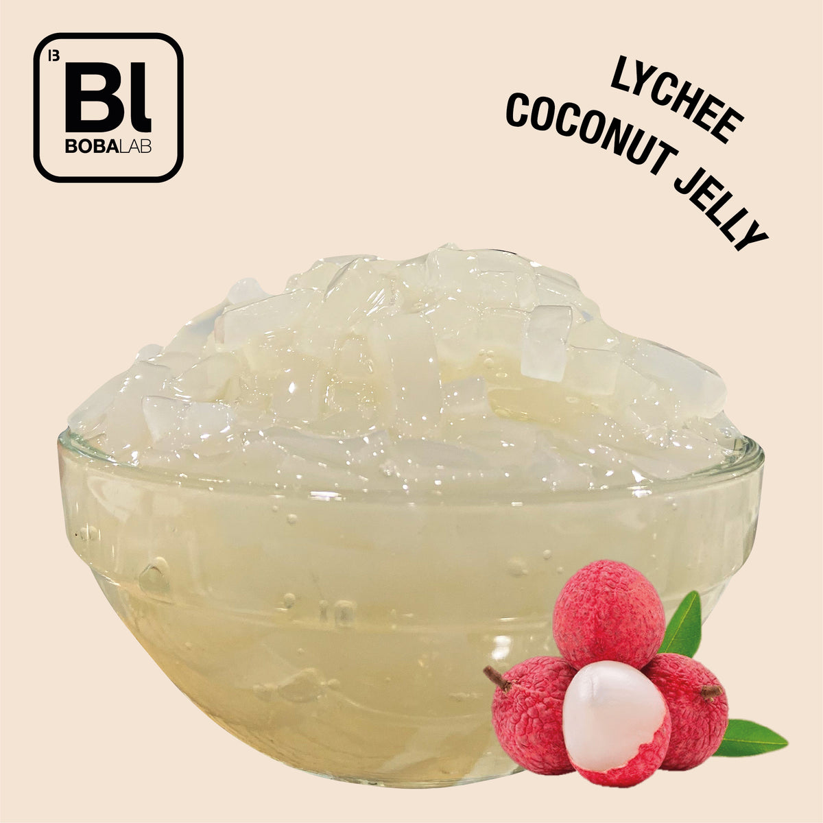 Lychee Jelly 4kg/tub – Boba Lab