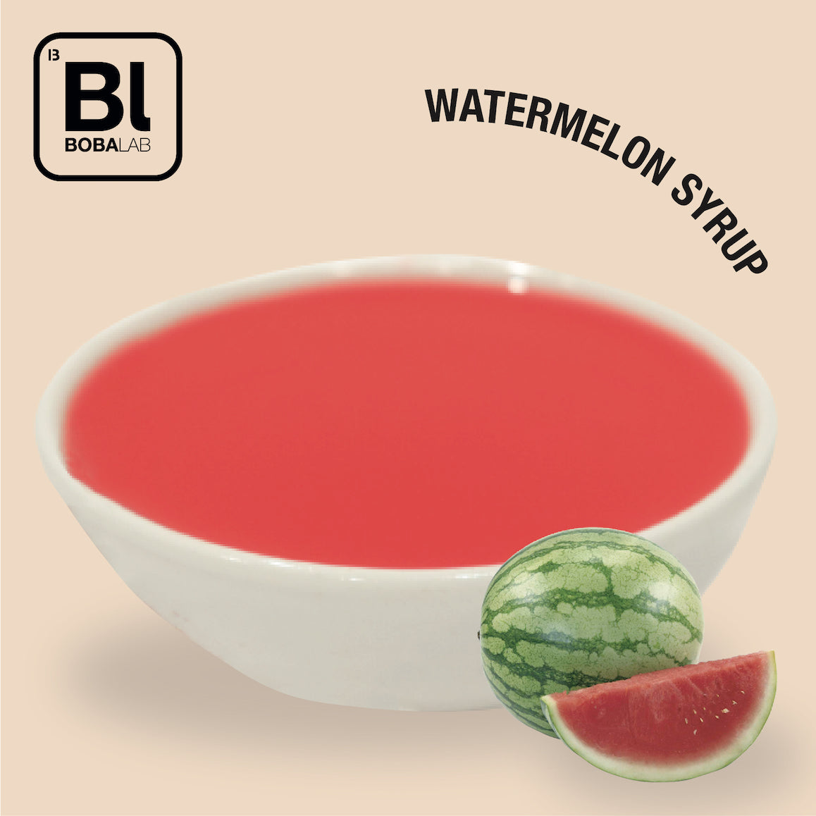 Watermelon Syrup 2.5kg/bottle – Boba Lab